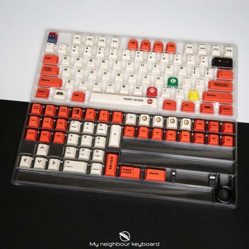 Jual Mario Bros Theme Pbt Dye Sub Keycaps / Keycap Set - Multicolor di ...