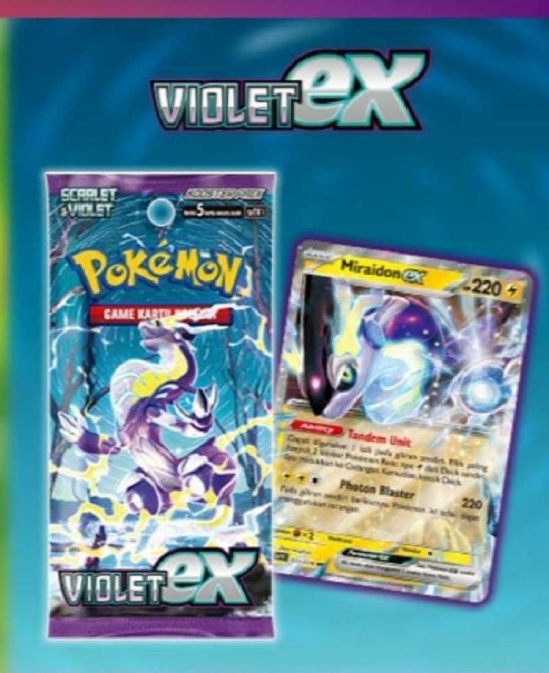 Jual Pokemon TCG Indonesia SV1V Kartu Violet ex Booster Box Original di ...