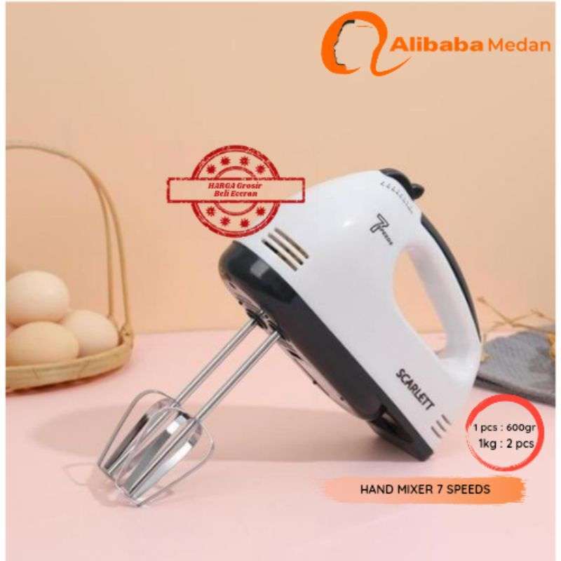 Jual Hand Mixer 7 Speed Free 4 Pengaduk Mixer Tangan Elektrik Di Seller