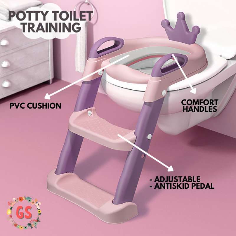 Promo Baby Potty Chair Toilet Training / Pispot Bayi Potty Tangga Anak ...