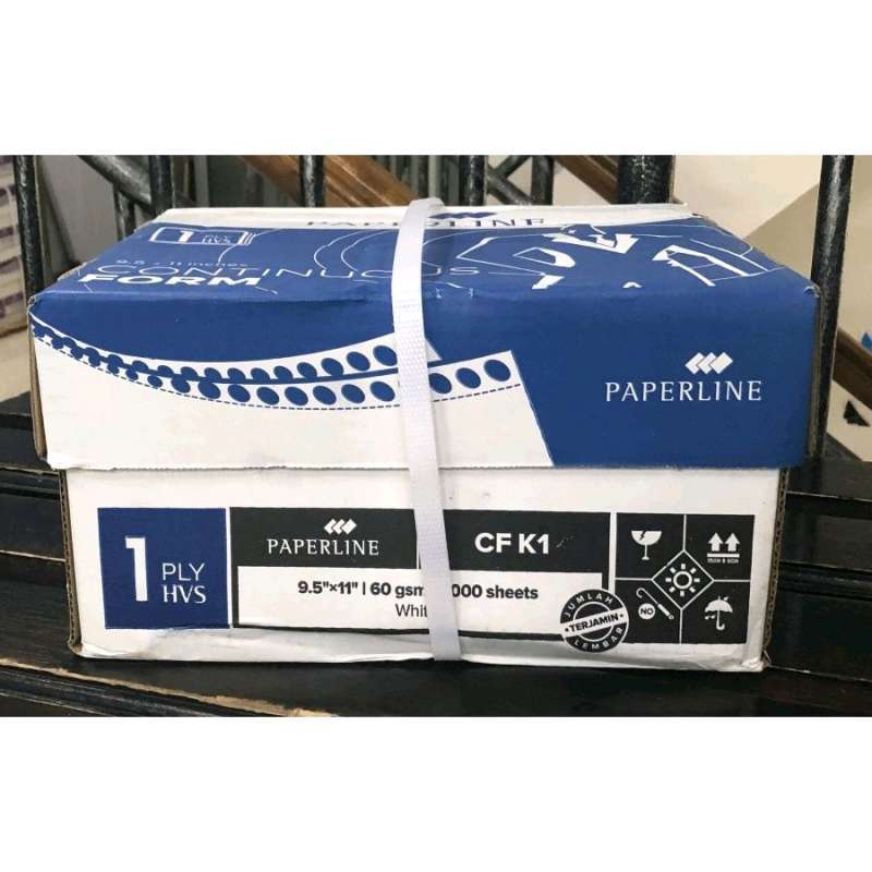 Jual Kertas Continuous Form Paperline 1 Play Hvs Ukuran Kwarto A4 Full
