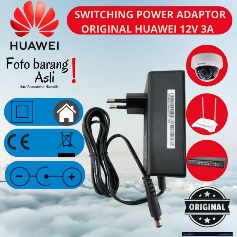 Promo Huawei Switching Power Adaptor Original 12v 3a Diskon 9% Di ...