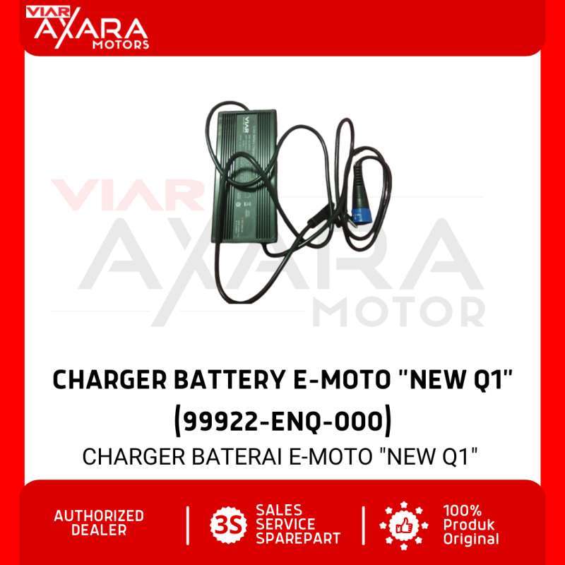 Jual Charger Battery E-Moto New Q1 / Charger Baterai Sparepart Viar E ...