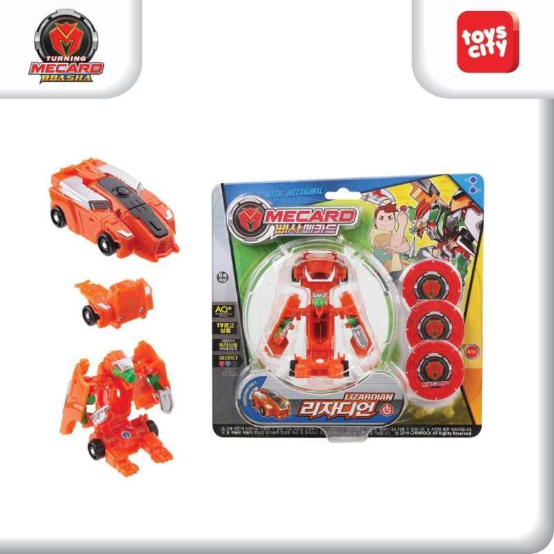 Jual Mecard Bbasha 019 Basic Mecanimal Lizardian Transforming Car ...