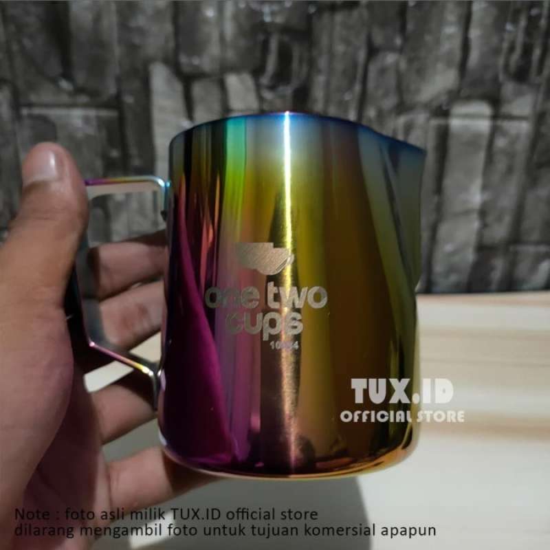 Jual Milk Jug 600 Ml Rainbow Gelas Kopi Pitcher Coffee Latte Art Di ...