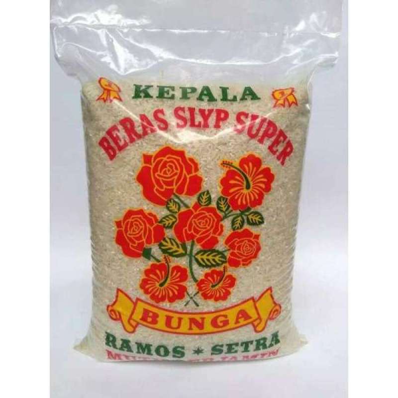 Promo Beras Setra Ramos Cap Bunga 5kg Diskon 24% di Seller RIDWAN JAYA ...