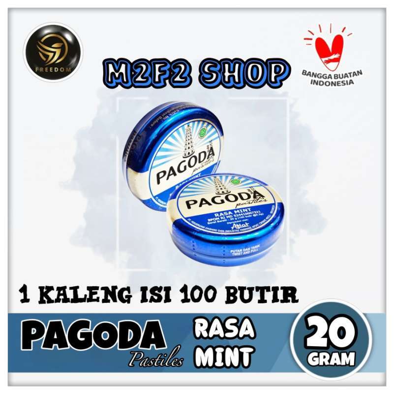 Promo Permen PAGODA Pastiles Original Rasa Mint Kaleng - 20 gr (Kemasan ...