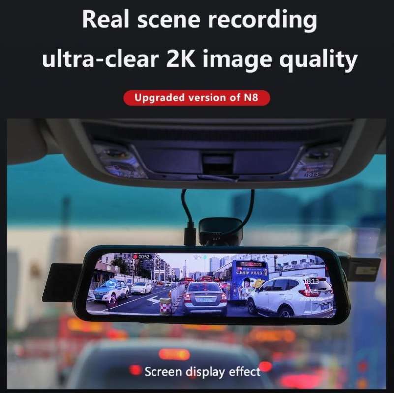 Promo Ego N8 Mirror Dashcam Camera Wifi Adas Bsd Function Dvr Kamera ...