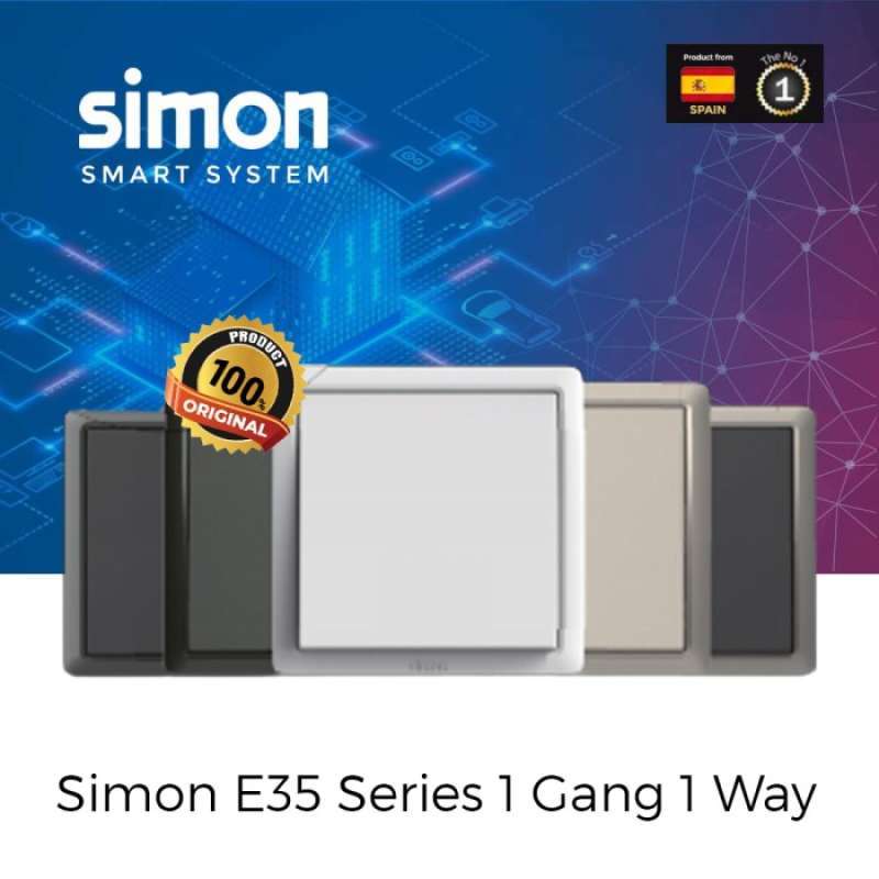 Jual Simon E35 Series 1 Gang 1 Way Switch di Seller Interactive ...