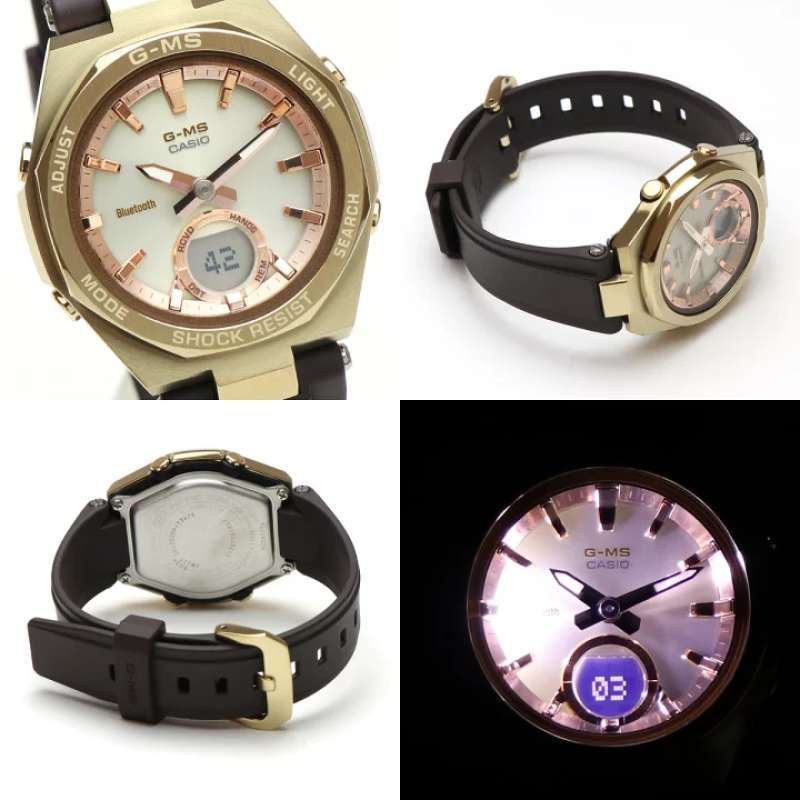 Promo Casio Baby-g Msg-b100mv-5adr Jam Tangan Wanita Babyg Msg-b100mv-5a Bluetooth Steel Diskon ...
