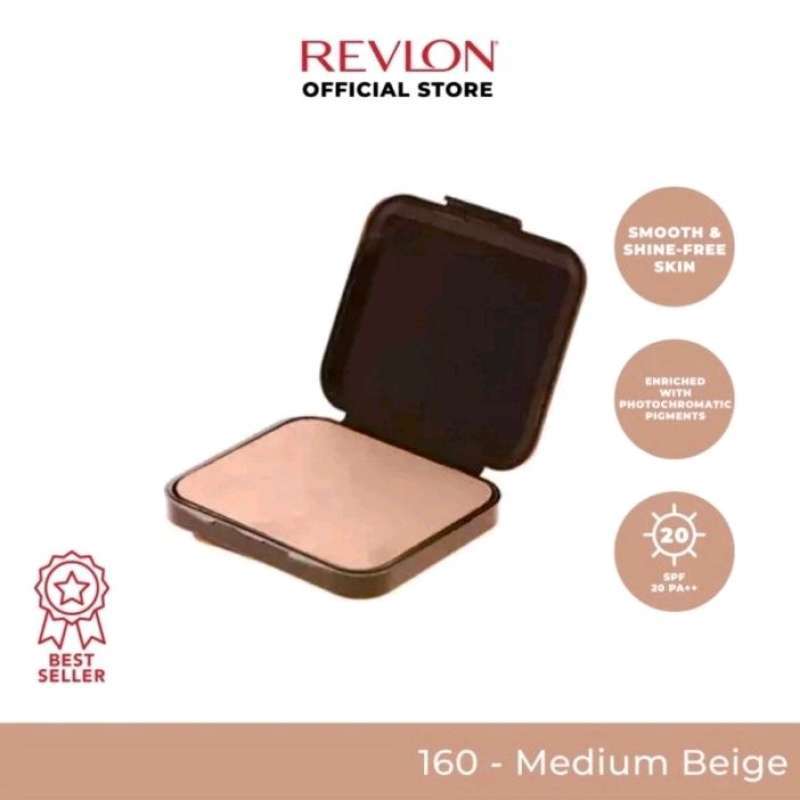 Jual Revlon Two Way Powder Foundation Spf 20 Varian Medium Beige Di ...
