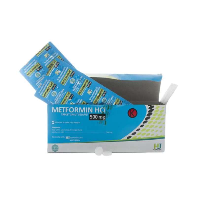 Promo Metformin Hcl 500 Mg Hj 10 Tablet Diskon 15% Di Seller Gotuku ...