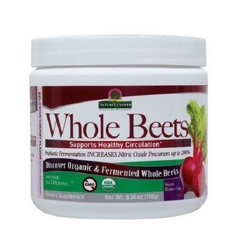Jual Nature's Answer Organic & Fermented Whole Beets Powder, 6.34 Oz di ...