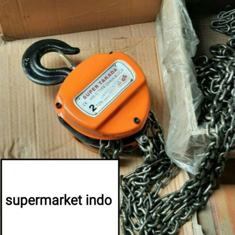 Jual Takel 2 Ton x 3 Meter Super Takada - Chain Block 2T x 3M di Seller Vexana Jaya Abadi ...