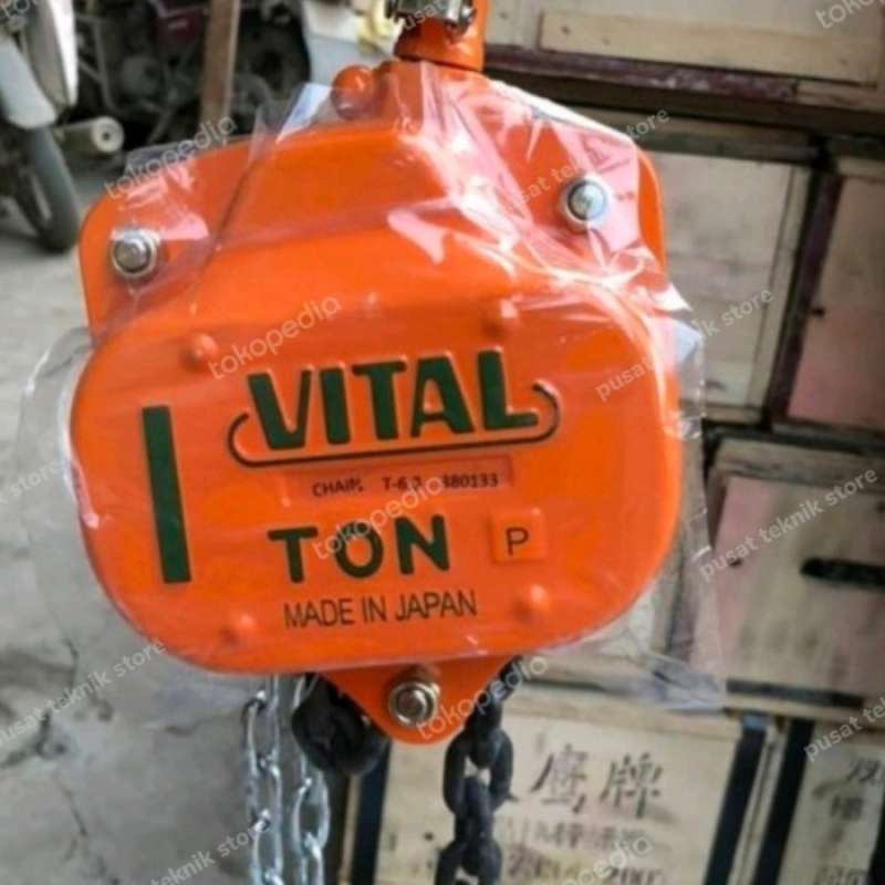 Jual Vital Chain Block Kapasitas 1 Ton X 7 Meter Original Made In Japan ...