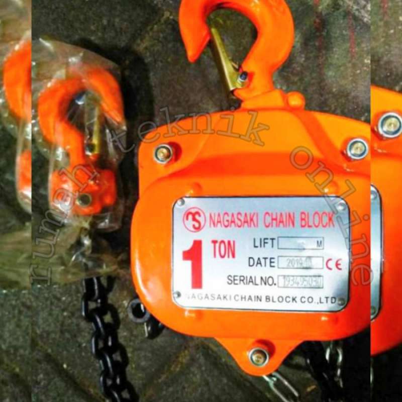 Jual (rto)chain Block Nagasaki 1 Ton X 5 Meter Made In Japan Takel ...