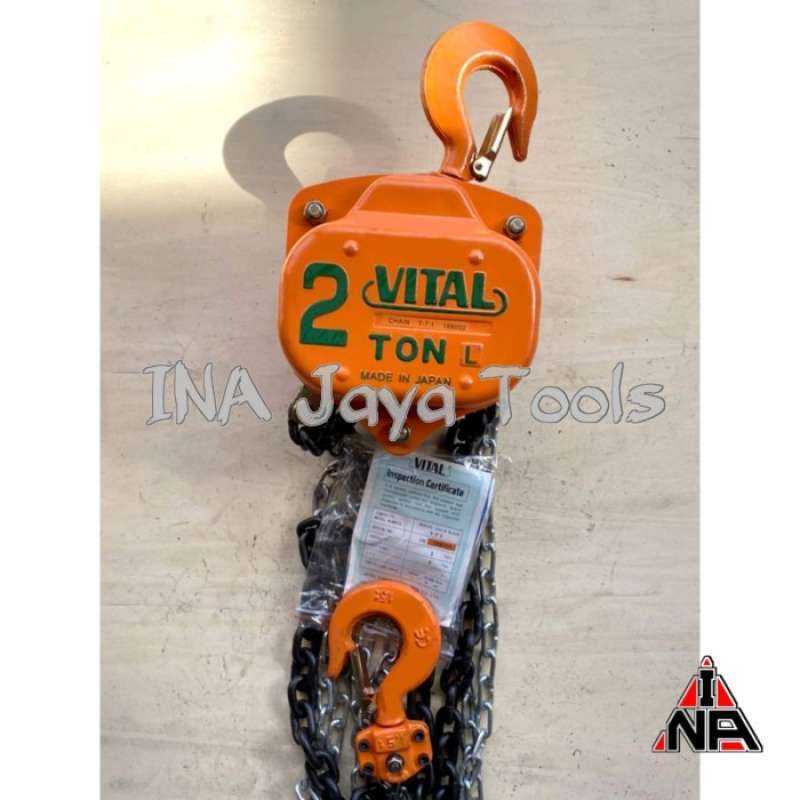 Promo Vital Chain Block 2 Ton x 7 Meter Takel Alat Kerekan Manual ...
