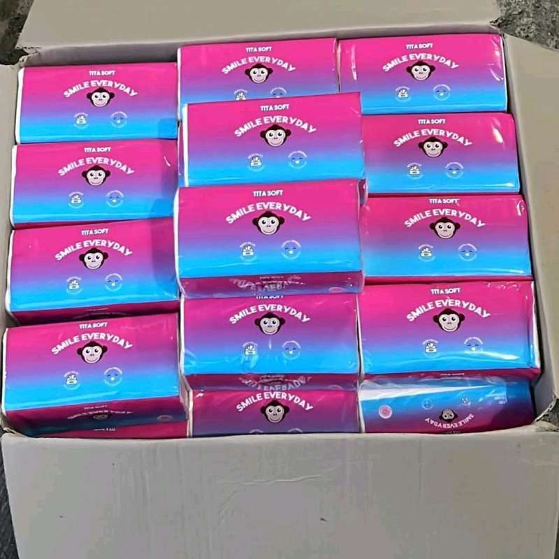 Jual Tisu Tita Soft 180 Sheet / 2 Ply Tissue Facial 100% Virgin Pulp ...