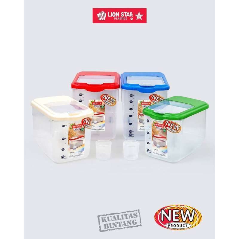 Jual Rice Box Lion Star / Tempat Beras Oriza Rice Box 12,5kg Rb-17 Di ...