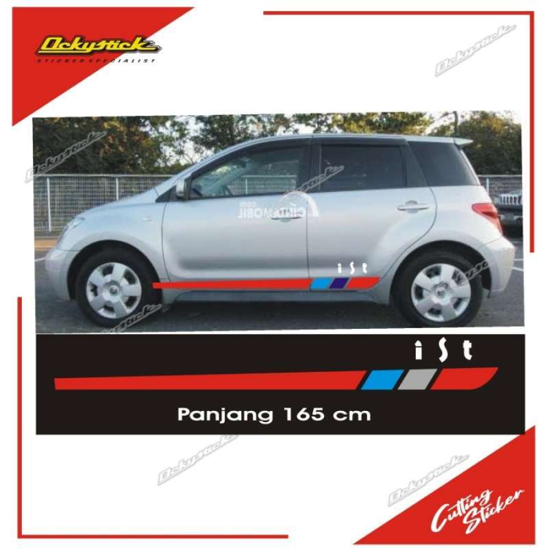 Promo Cutting Sticker Striping Body Toyota Ist Stiker Mobil Diskon 23% ...