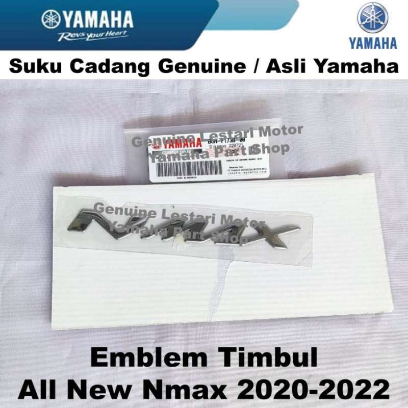Jual Stiker Logo Emblem Silver All New Nmax N Max 2020 Asli Ori Yamaha ...