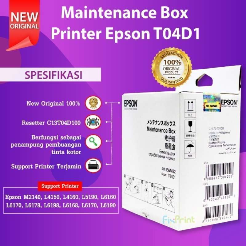 Jual Maintenance Box Epson L14150 Original Original Murah - Harga ...