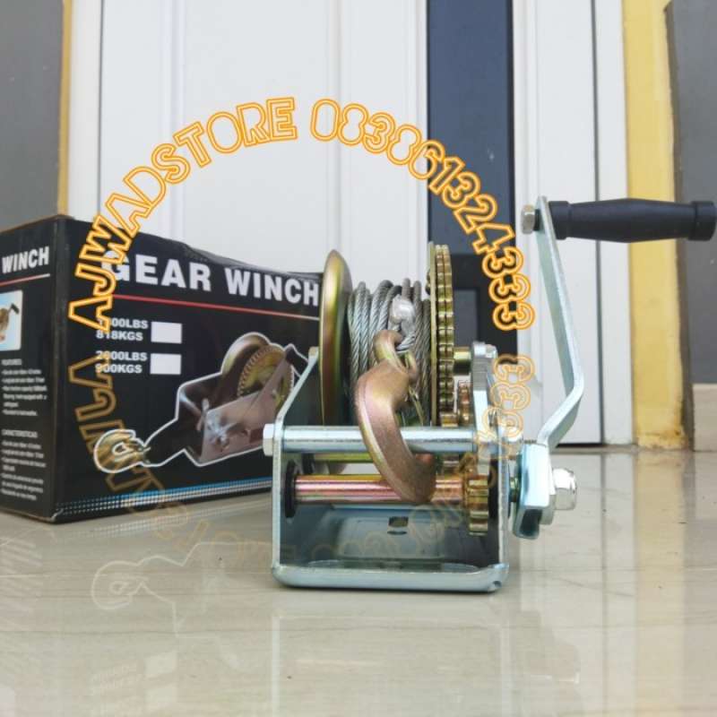 Jual Hand Winch Katrol Manual Tangan /mesin Derek Tangan Manual 1000 ...