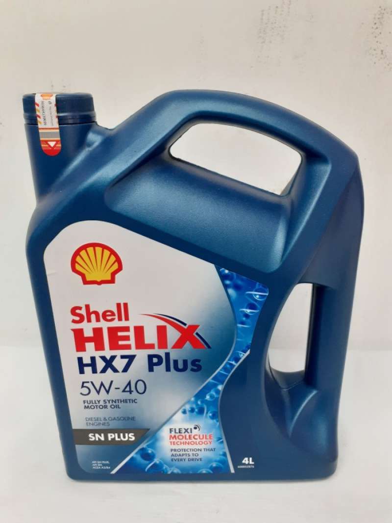 Promo OLI SHELL HELIX HX7 PLUS 5W-40 FULLY SYNTHETIC 4 LITER Diskon 23% ...