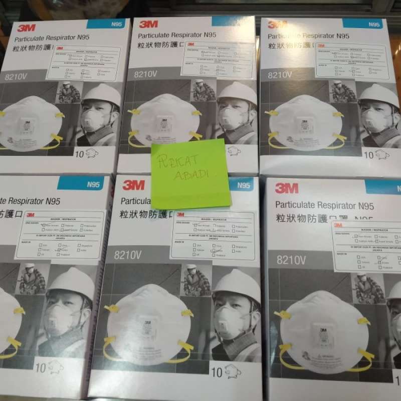 Promo Masker 3M N95 Niosh 8210 Valve Exp 2025 Diskon 23% di Seller BERKAH PERKASA - Bangka, Kota ...