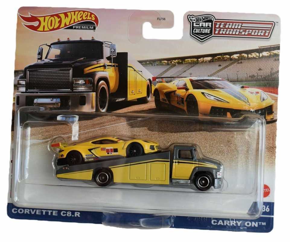 Jual Hot Wheels Corvette C8r Carry On Team Transport Seri N 2021 Di ...