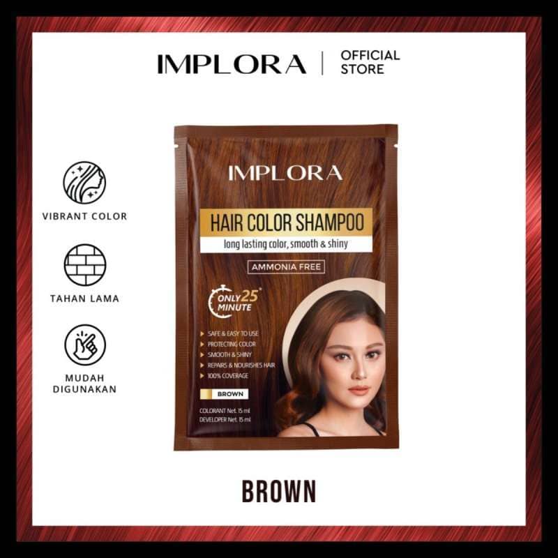 Review Implora Hair Color Shampoo yang Warnanya Tahan Lama