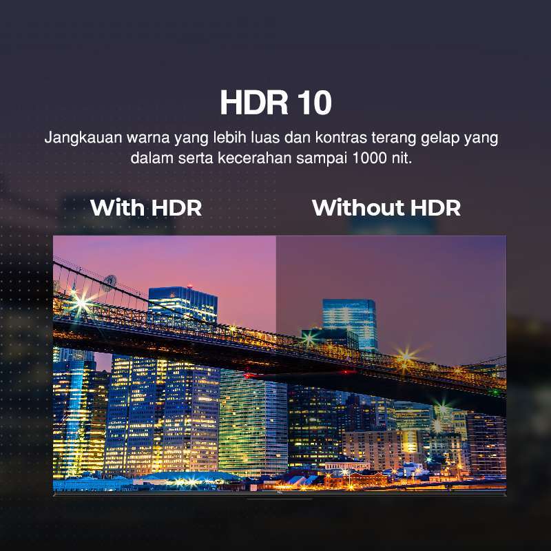 Jual Tcl 65a28 - 65 Inch Google Tv - 4k Uhd - Hdr 10 + Dolby Audio - Google Assistant - Netflix ...