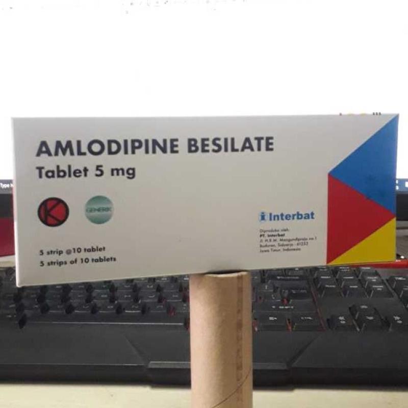 Jual AMLODIPINE BESILATE INTERBAT 5 MG BOX 50 TABLET di Seller Apotek ...