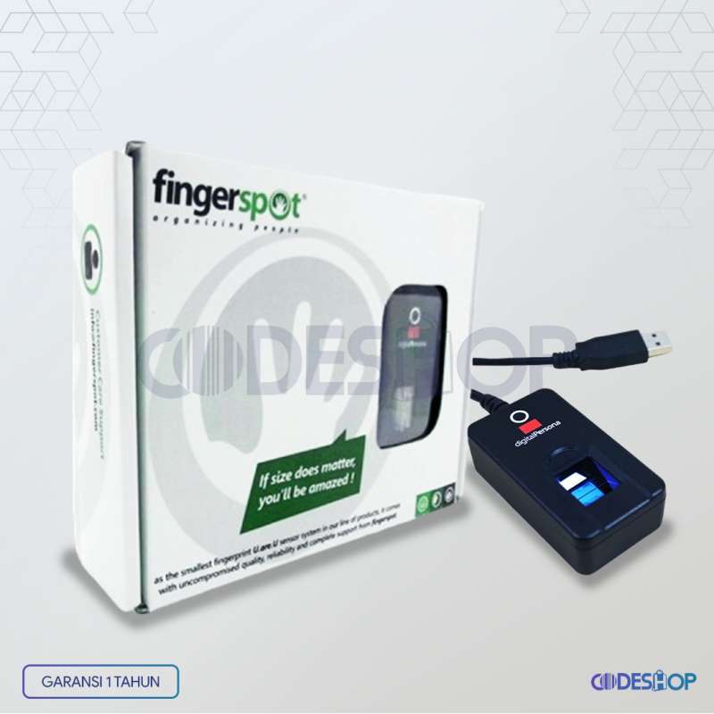 Jual Mesin Absensi Sidik Jari Fingerspot U Are U 5100 Digital Persona Fastcode Di Seller ...