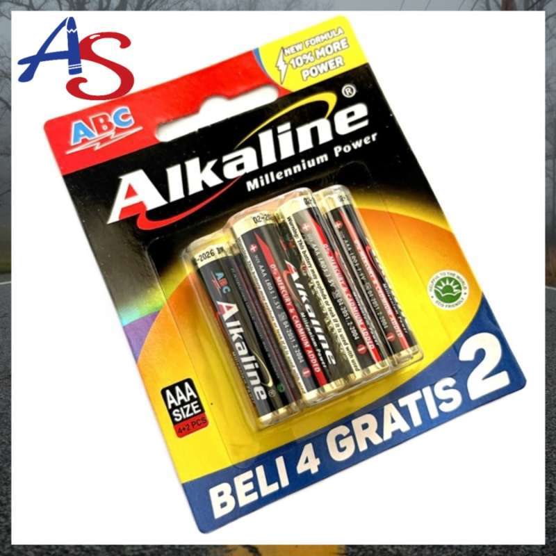 Jual Abc Alkaline A A 6 Pcs Original Murah - Harga Diskon Maret 2024 ...