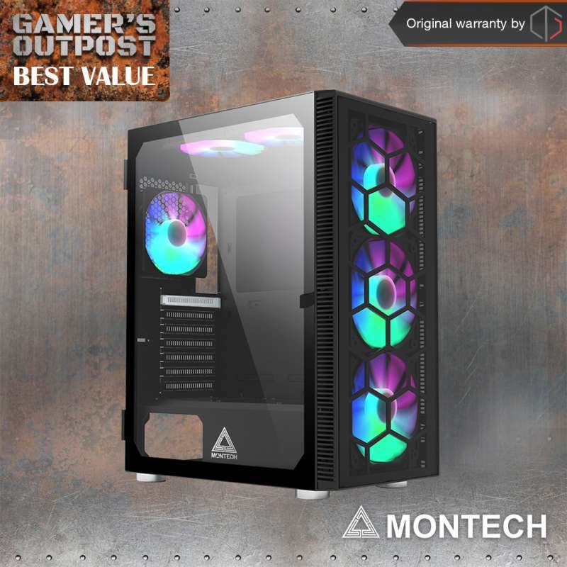 Jual MONTECH X3 GLASS Mid Tower ATX Case di Seller Gamer's Outpost ...