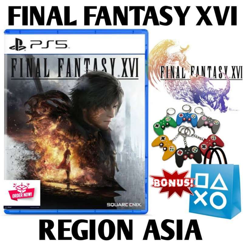 Jual SUPERGAMESHOP - PS5 Final Fantasy XVI - Final Fantasy 16 PS5 Final Fantasy XVI di Seller ...