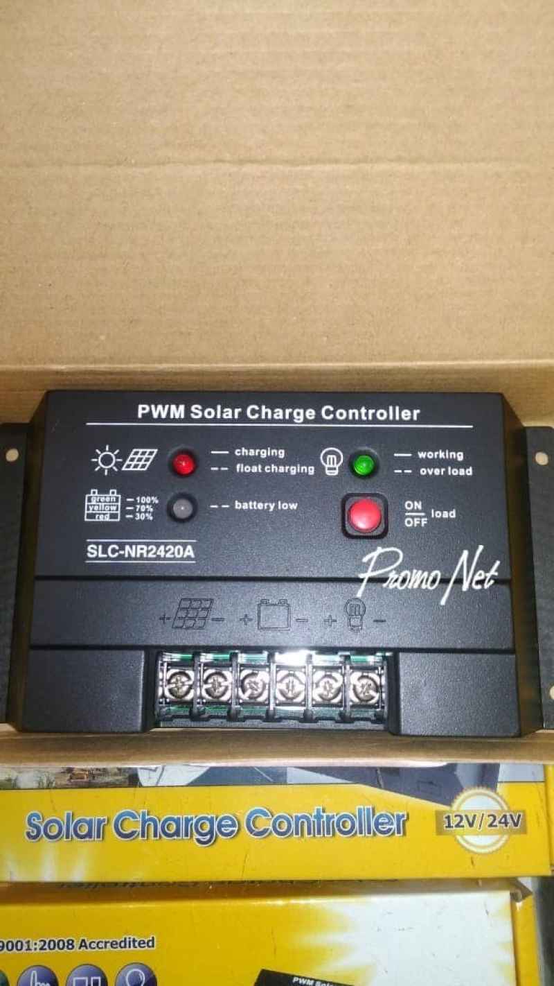 Promo Solarland 20a Solar Charge Controller Slc Nr2420a Pwm 12v / 24v ...