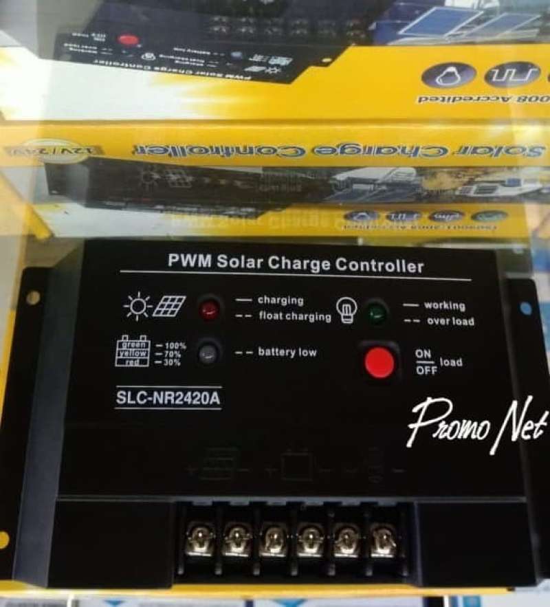 Promo Solarland 20a Solar Charge Controller Slc Nr2420a Pwm 12v / 24v ...