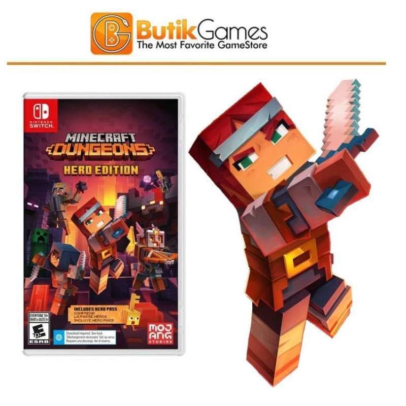 Jual Minecraft Dungeons Hero Edition Switch Nintendo Switch di Seller ...