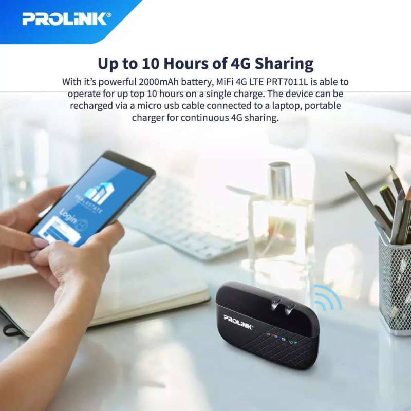 Jual Modem Wifi Prolink Prt7011l Smart 4g Lte Wi-fi Hotspot Modem Murah ...