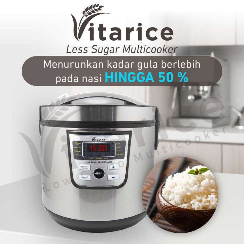 Jual Vitarice Low Carbo rice cooker / low karbo rice cooker rendah gula ...