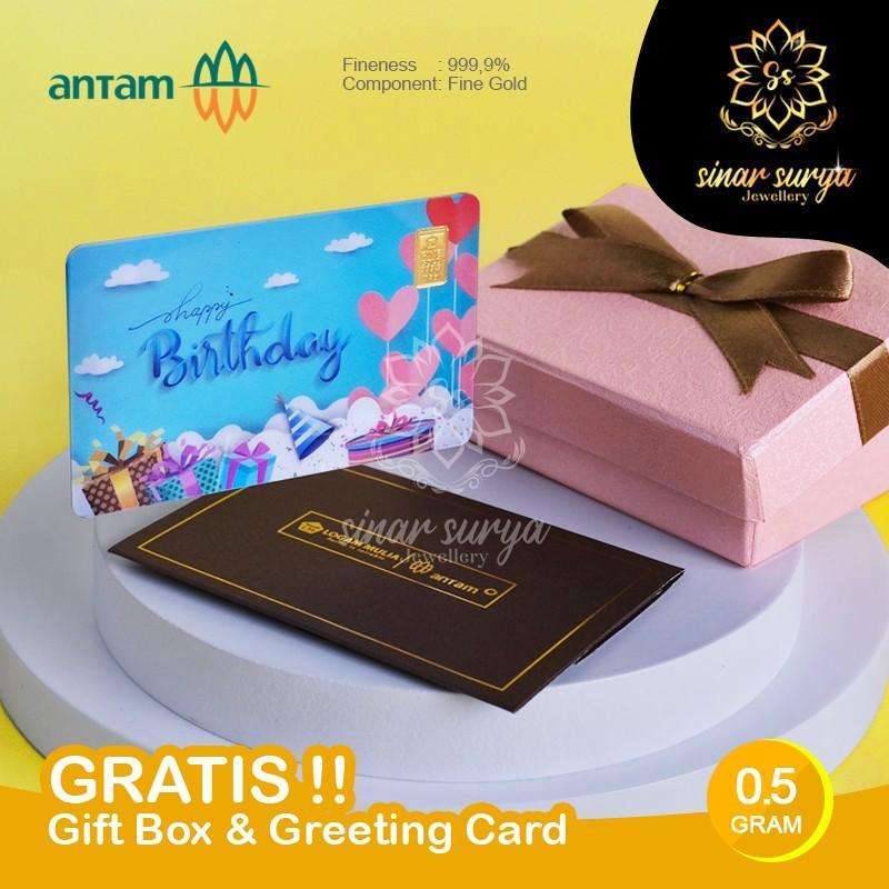 Promo Kado Souvenir Antam Gift Series 0.5 Bersertifikat Diskon 15% di ...