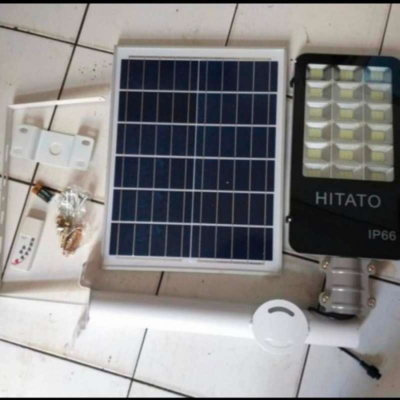 Promo LAMPU JALAN LED SOLAR CELL 100W 2 IN 1 PJU TENAGA SURYA 100W 2IN1 100W Diskon 23% di ...