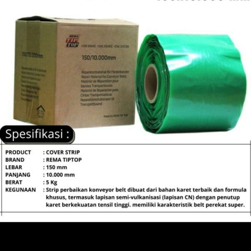 Promo Cover Strip 150 Mm X 10.000 Mm Repair Belt Conveyor Rema Tip Top Diskon 23% Di Seller ...