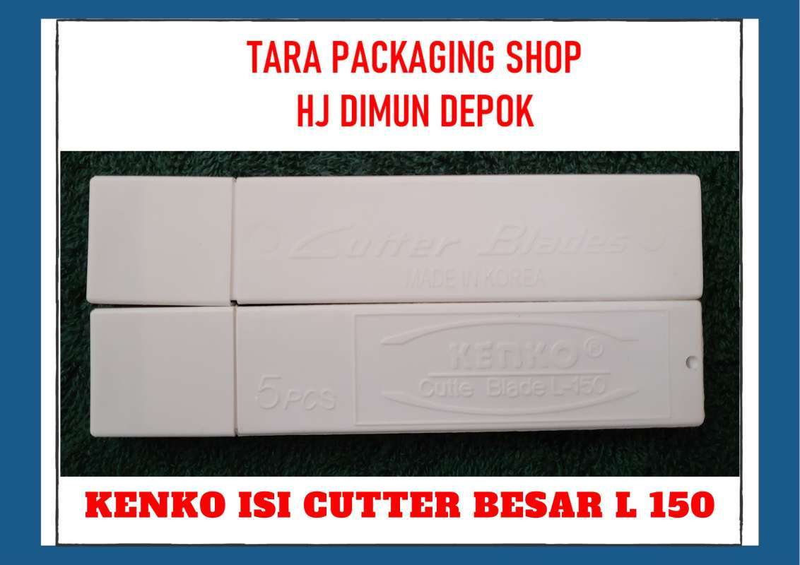 Jual ISI PISAU CUTTER BESAR L 150 KENKO di Seller Tara Packaging Shop ...