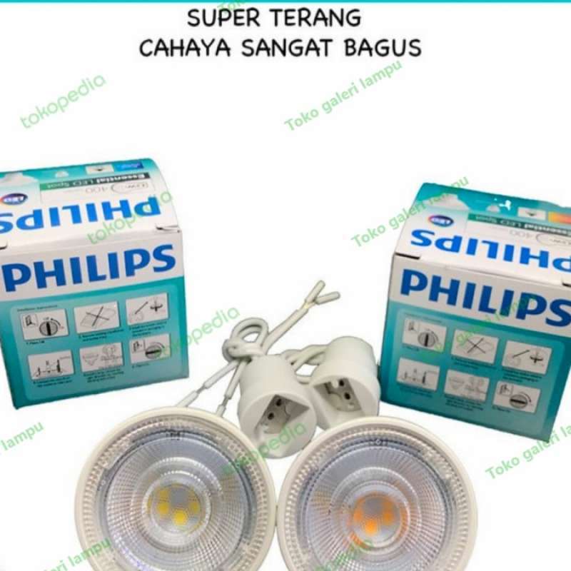 Promo PHILIPS HALOGEN ESSENTIAL LEDSPOTLIGHT COB PAR 4,5WATT MR16 WARM ...