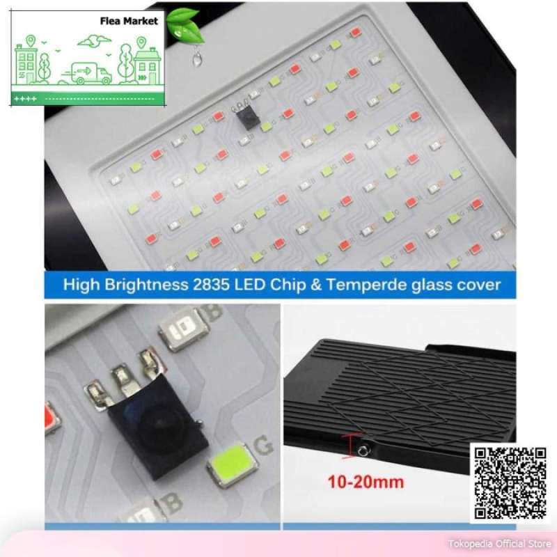 Jual Green Wisdom Lampu Sorot Led Flood Light 50w Rgb- Gw50 ...