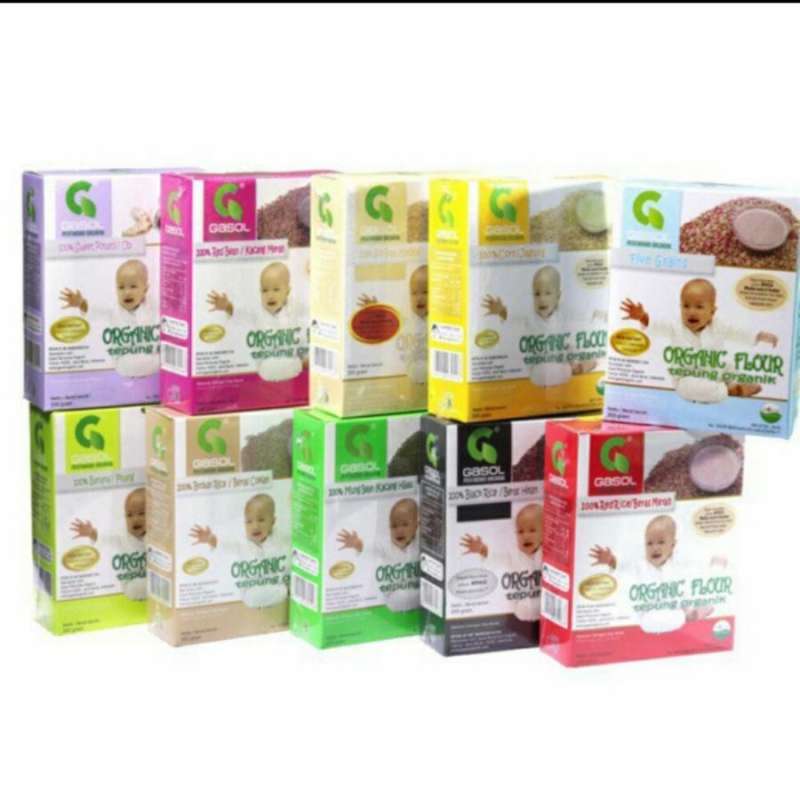 Jual Tepung Gasol 200gr Organik Makanan Bubur Bayi Organik Pendamping ...