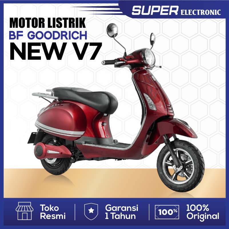 Jual Motor Listrik BF Goodrich New V7 Good Rich Sepeda Vespa Electric V 7 - Jabodetabek di ...